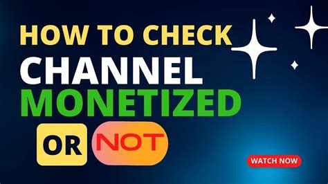 How To Check Channel Monetized Or Not YouTube Channel Monetization Status Check YouTube
