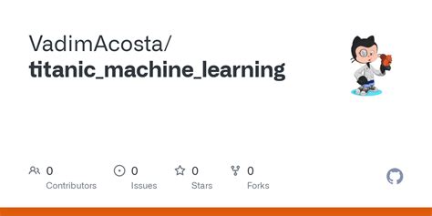 GitHub VadimAcosta Titanic Machine Learning