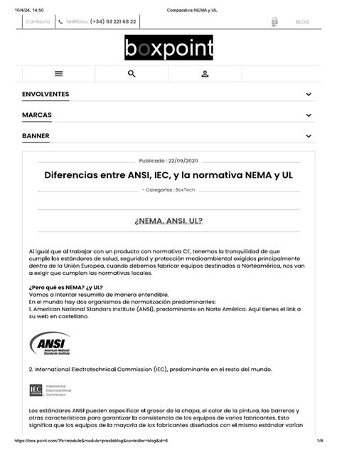 Comparacion Ansi Iec Pdf