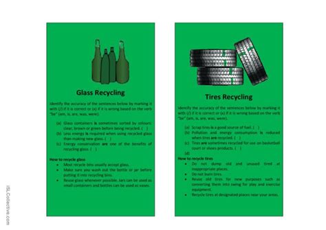 Recyclable Materials Series English Esl Worksheets Pdf And Doc
