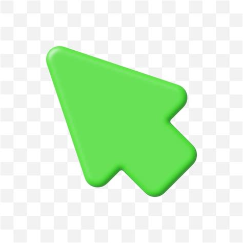 Premium Psd Cursor Arrow Pointer Icon 3d