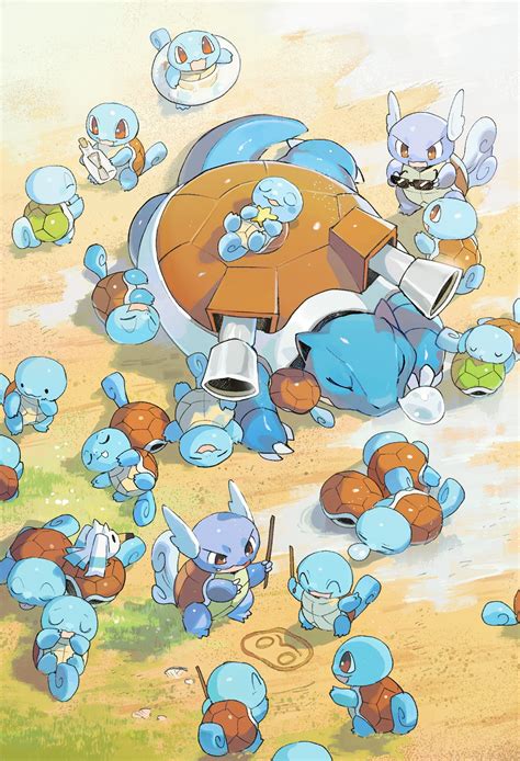 Newo Shinra P Blastoise Ditto Squirtle Transformed Ditto Wartortle Wingull Nintendo