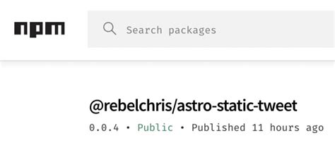 publish your own npm package dev community