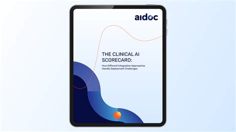 The Clinical Ai Scorecard Healthcare Ai Aidoc Always On Ai