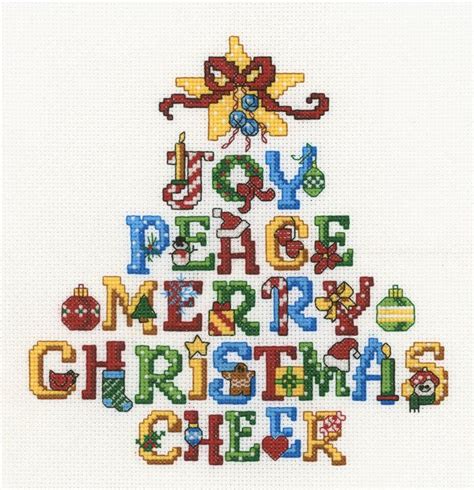 Joy Tree Counted Cross Stitch Pattern Etsy