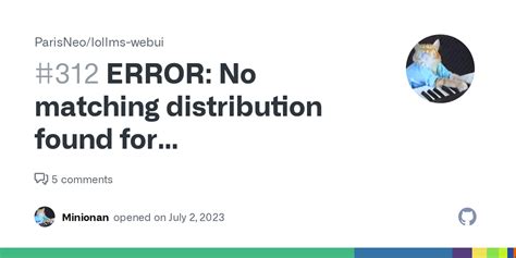 Error No Matching Distribution Found For Setuptools4080 · Issue