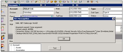 Saleslogix And Net In Version 7 Customer Fx