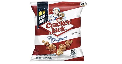 Cracker Jack Original Caramel Coated Popcorn And Peanuts Pack Of 30 Only 8 54 Shipped