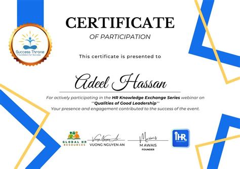 Adeel Hassan On Linkedin Leadership Professionalgrowth Certification Successthrone