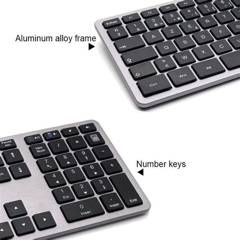 Multi Device Bluetooth Keyboard For Mac Compatible With MacBook Pro Air Metatech Com