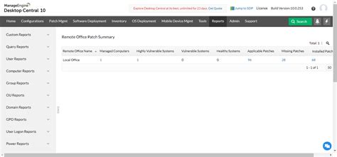 Patch Management Reports ManageEngine Patch Manager Plus
