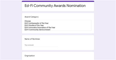 Ed Fi Alliance On Linkedin Ed Fi Community Awards Nomination