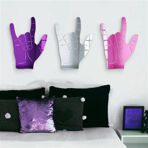 4artworks I Love You Hand Sign Language Pink23x32in Flip App