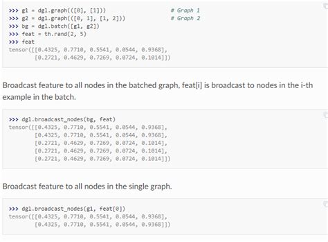 Results Error When Using Dglbroadcastnodes · Issue 3349 · Dmlcdgl · Github