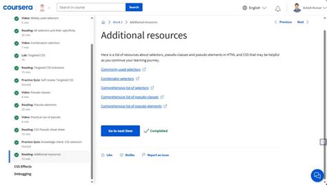 learned html and css in depth on cousera ashish kumar posted on the topic linkedin