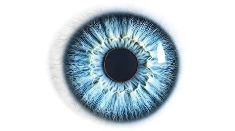 Detailed Macro View Of A Blue Human Eye With Intricate Iris And Pupil