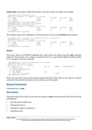 Manual Mikrotik PDF Operating Systems Computer Software And Applications