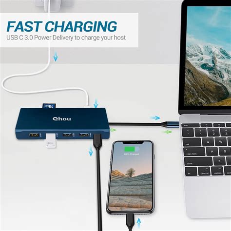 Estación De Acoplamiento Usb C Con Monitor Doble Adaptador Múltiple De Pantalla Triple Usb C 13