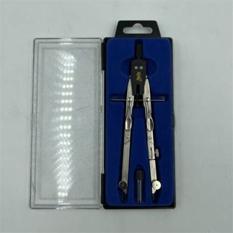 Helix Compass Drafting Drawing Precision Tool Pencil Plastic Case