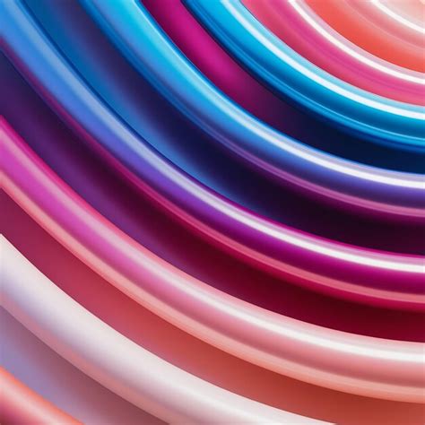 A Modern Abstract Background With Smooth Shiny Waveforms In Vibrant Colors Blending Seamlessly
