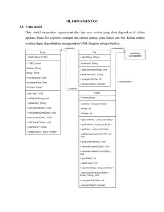 Implementasi Struktur Data Pada Aplikasi File Explorer PDF