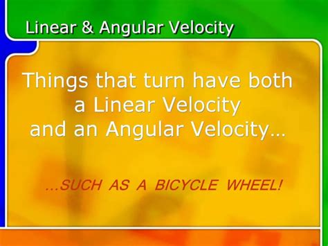 PPT Linear Angular Velocity PowerPoint Presentation Free Download ID