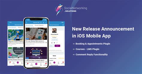 New Release Announcement In IOS Mobile App SocialNetworking Solutions