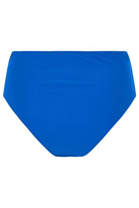 Yours Plus Size Blue V Front Bikini Brief Yours Clothing