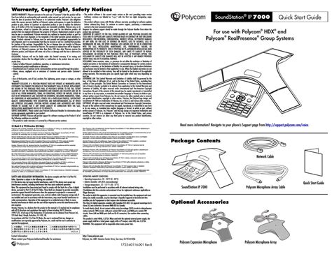 Polycom Soundstation Ip 7000 Quick Start Quide Pdf Download Manualslib