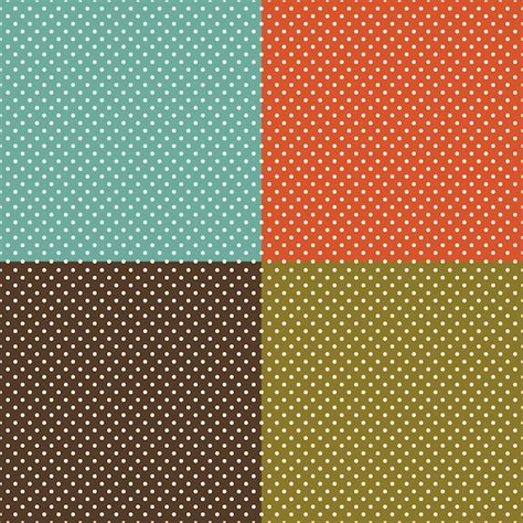 흰색 물방울 무늬가 있는 복고풍 배경 프리미엄 벡터