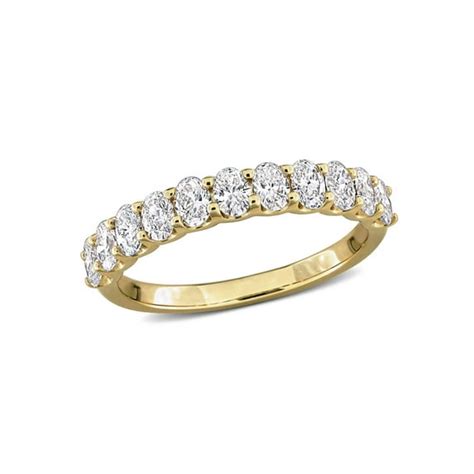 100 Carat Ctw Lab Grown Diamond Anniversary Band Ring 14k Yellow