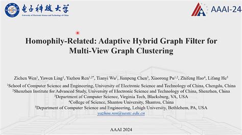 Homophily Related Adaptive Hybrid Graph Filter For Multi View Graph