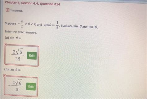 solved chapter 4 section 4 4 question 014 incorrect