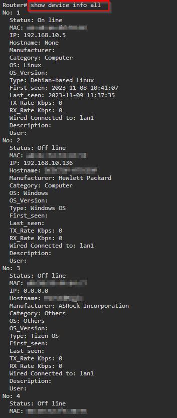 How To Check Device Insight List By Web Gui And Cli — Zyxel Community