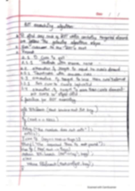 SOLUTION Binary Search Tree With Example And Algorithm Studypool