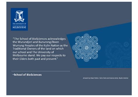 Lecture 16 Mss And Mst Practice “the School Of Biosciences