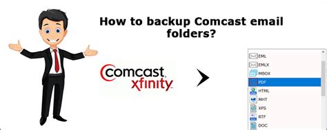 Backup Comcast Email Folders To Local Computer In Standard Formats