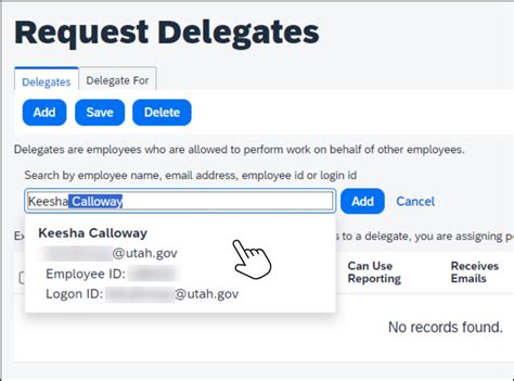 How To Add A Delegate In Concur Division Of Finance