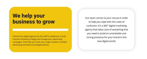 Two Texts On A Colored Background Html5 Template By Nicepage