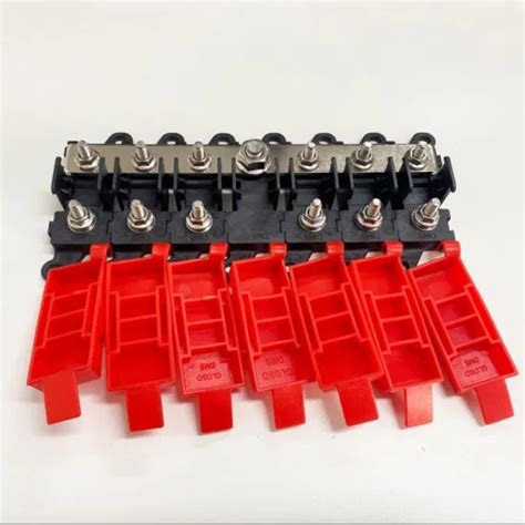 1 Input 6 Output Fuse Block For Stackable Amimidi Fuse Holder Busbar Distribution Block