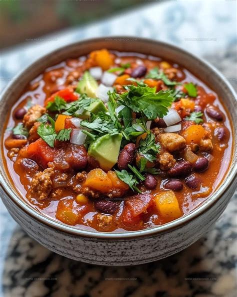 Fire Roasted Tomato Chili Recipe With Bold Flavor Herb Hook
