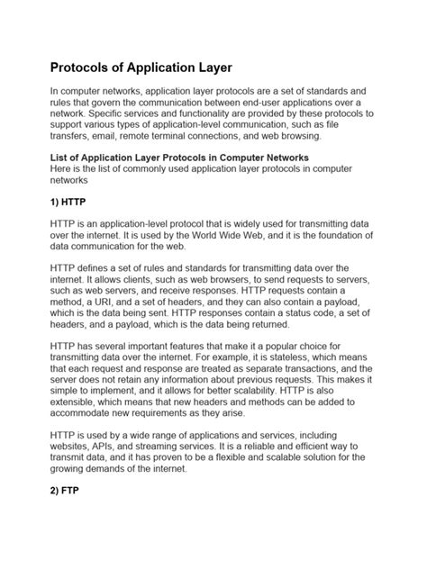 protocols of application layer pdf file transfer protocol ip address