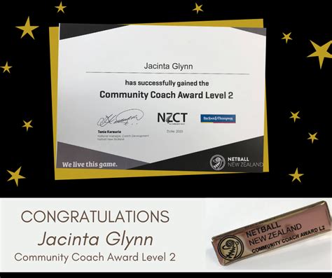 ⭐️ Congratulations Jacinta On Netball Hutt Valley Centre