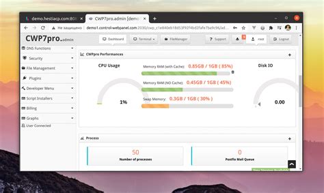 Overview Of The Centos Web Panel Control Panel