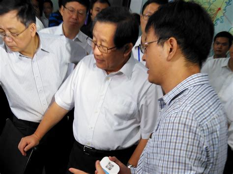科技部万钢部长来福州软件园考察keeko机器人