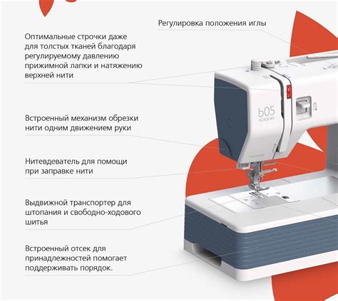 Мощные и привлекательные новинки 2020 года Швейные машины Bernette серии 05