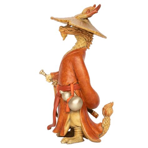 Статуетка Лицар дракон високоякісна бронза Дракон захисник втілення честі Декоративні