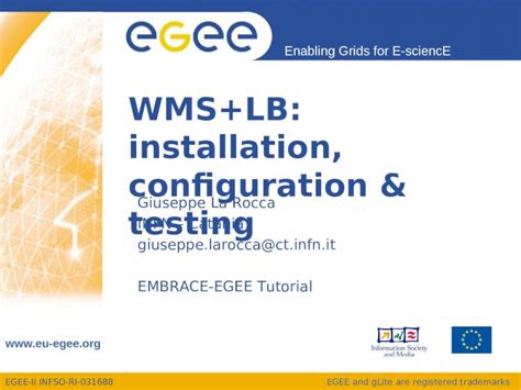 Ppt Wms Lb Installation Configuration And Testing Dokumen Tips
