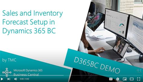 Microsoft Dynamics 365 Business Central Sales And Inventory Forecast