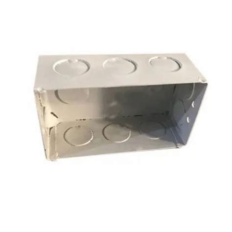 Galvanized Iron Gi Silver Benlo 3 Module Metal Module Concealed Box At Rs 400 Piece In Nagpur